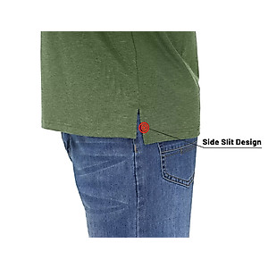 MAGCOMSEN Long Sleeve Polo Shirt Golf Shirts for Men Shirt for Men Spring Shirts Pique Polo Shirt Outdoor Shirts for Men Athletic Casual Shirts Army Green