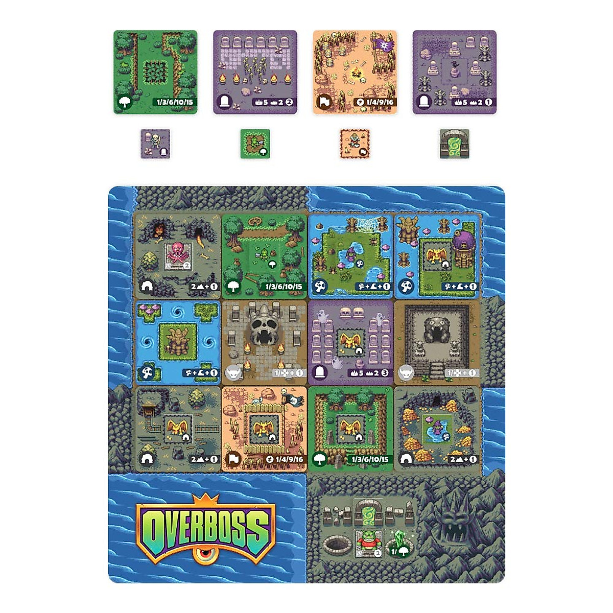 Brotherwise Games Overboss: A Boss Monster Adventure, Purple Medium