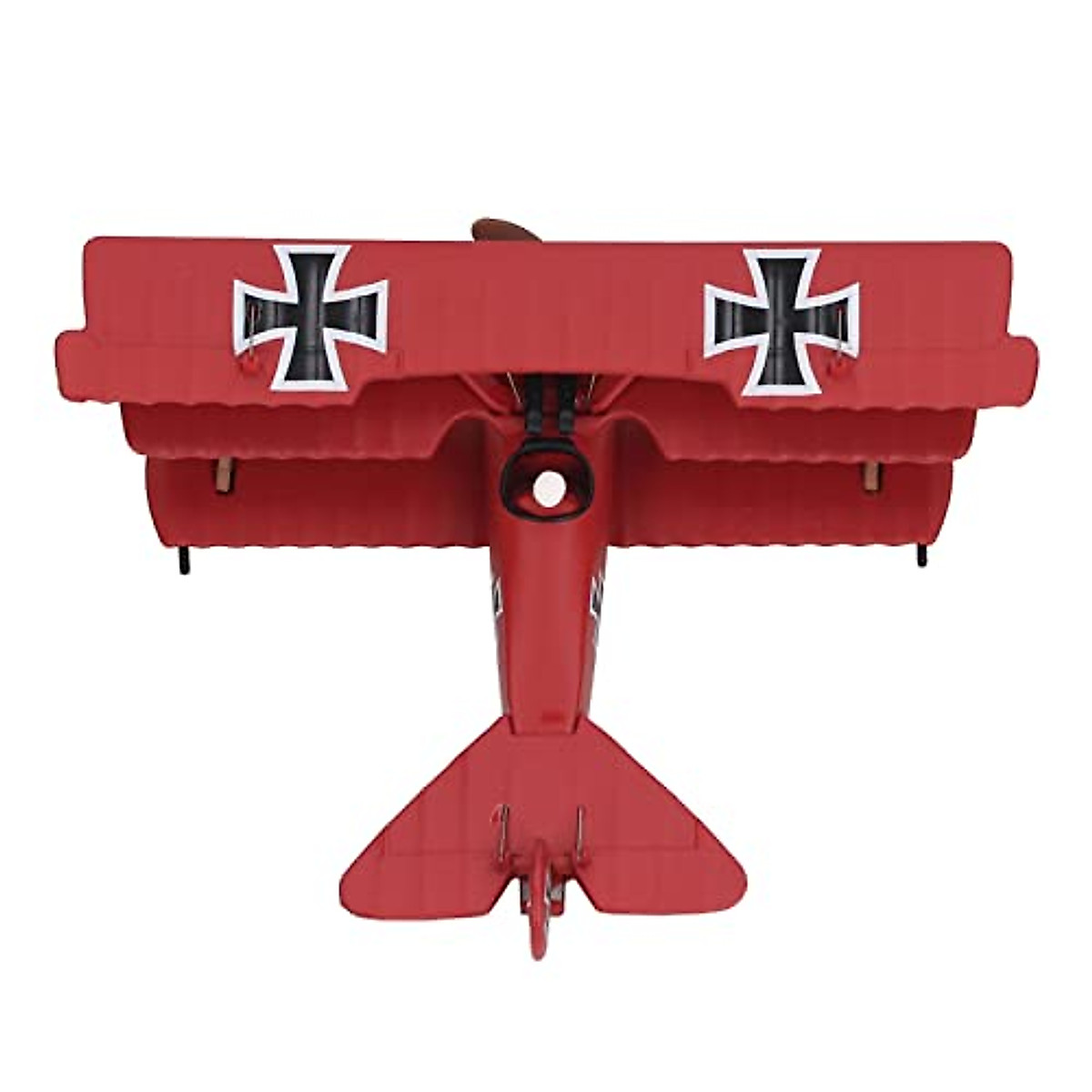 DAUERHAFT Aircraft Fighter Model, Red Fluent Lines Stand Accessories Die Cast Fighter Model Decorative Ornaments Simulation for Aviation Enthusiasts for Office