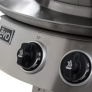 evo Professional Series Table Top Grill (10-0021-NG), Seasoned Steel Cooktop, Natural Gas