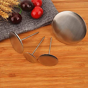 Cake Flower Nail Lifters Set Stainless Steel Baking Tools for Icing Flowers Decoration (White)