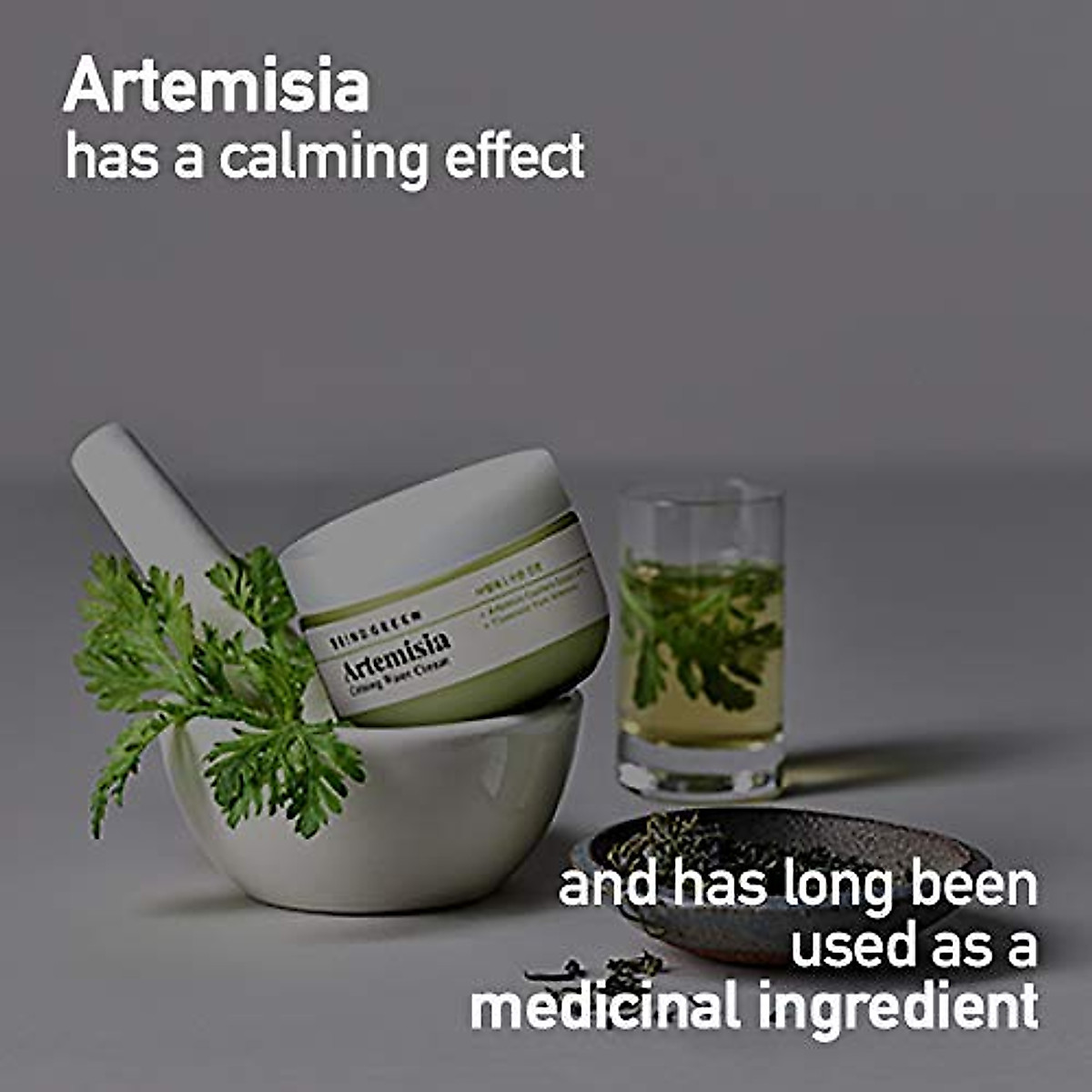 BRING GREEN Artemisia Calming Repair Cream - Daily Skincare Routine for Redness Relief, Soothing Sensitive, Irritated Skin with Salicylic Acid 2.53 fl.oz, 75ml