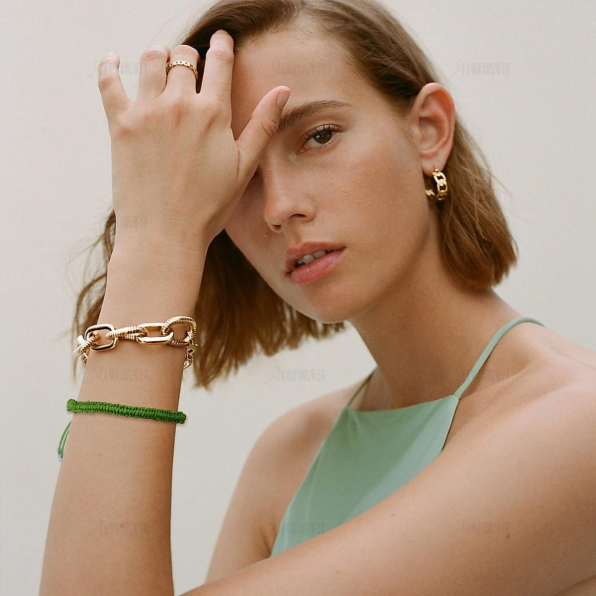 AUEAR, 10 Pack 0.8mm Jewelry Nylon Cord for Jewelry Making Chinese Knot Bracelet String Beading Thread 10 Rolls