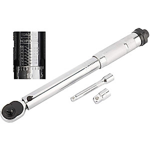 FreeTec 1/4" Drive Adjustable Click Torque Wrench 20-200 Inch-Pound