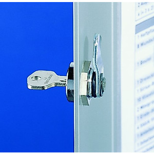 Durable Wall Mounted First Aid Cabinet with Swing-Out Organization Bins and Keyed Lock, 15-3/4 x 11-3/4 x 4-5/8 Inches, Brushed Aluminum (197323), Large