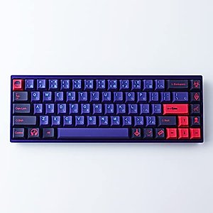 Wunzkii PBT Keycaps 158 Keys Laser Keycaps DYE-Sub Custom Keycaps Cherry Profile for Cherry Gateron MX Switches Mechanical Keyboard US and UK Layouts (6.25U 7U Spacebar)
