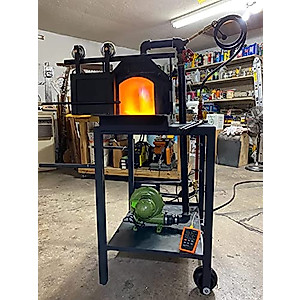 110V 250W US Style Electric Blacksmith Forge Blower Blacksmithing Coal Forge Fan air Blower Tools with 125CFM