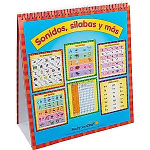 Really Good Stuff Spanish Sounds, Syllables, And More Flip Chart (Sonidos, sílabas y más) - 1 flip chart
