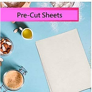 Twisting Wax Paper Sheets for Food (100)– Rectangle Caramel Wrappers Non Stick –Semi Translucent Confectioners Patty Paper