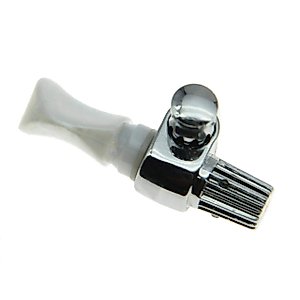 KAISH Chrome 5th Banjo Geared Tuner Tuning Keys Peg Machine Heads w/Pearl Button