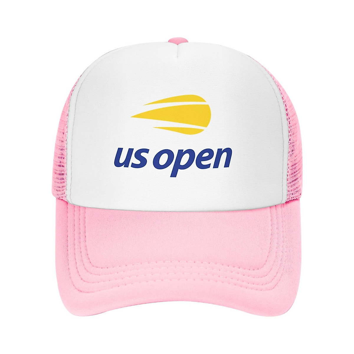 Lujzwop Us Open Tennis 2023 Trucker Hats for Both Men and Women - Mesh Baseball Snapback Hats Pink