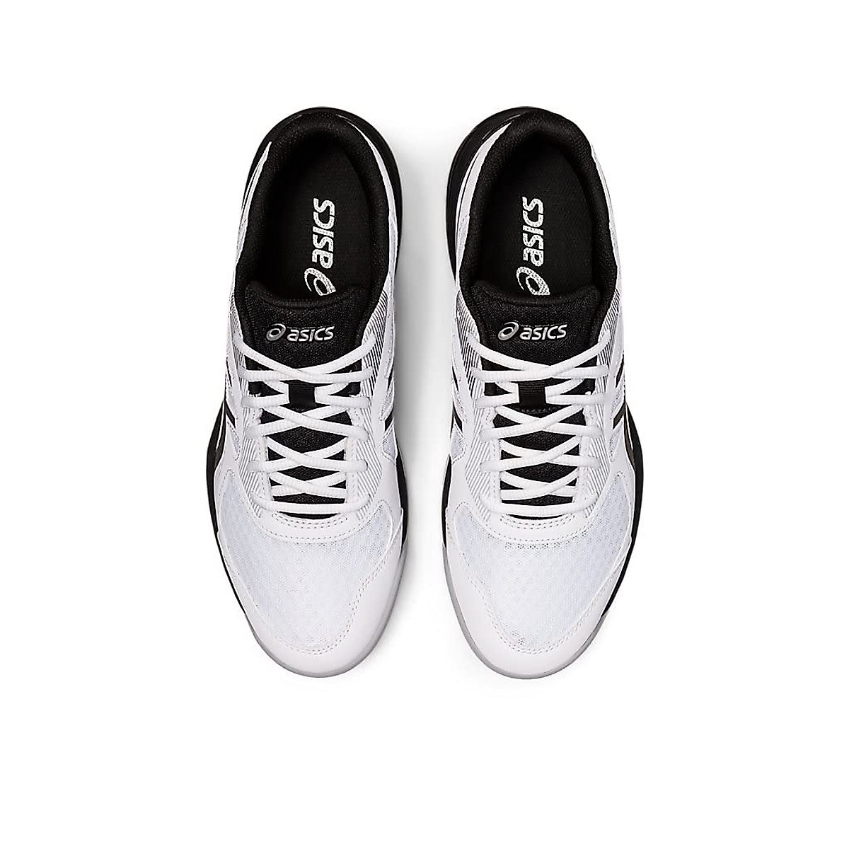 ASICS Men's UPCOURT 5 Volleyball Shoes, 8.5, WHITE/GUNMETAL