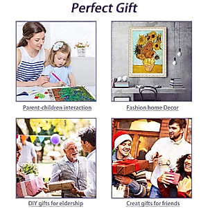 DIY Oil Painting Kit,Soap Factory of Bagnolet Painting by Alphonse Mucha Paint by Numbers Kit for Kids and Adults