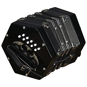 Trinity College AP-1120 Anglo-Style Concertina 20-Button - Black