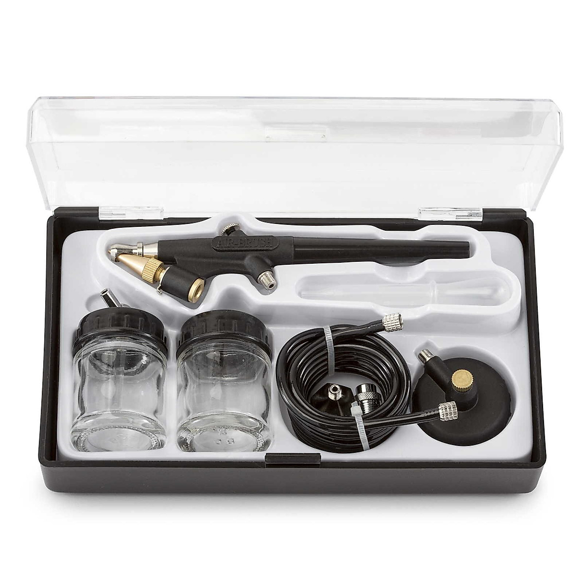 PointZero Single-Action 22cc Siphon-Feed Airbrush Set - .8mm Nozzle