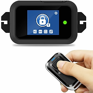 UHPPOTE 2-inch Touch Screen Wireless Remote Control with 600lb Electric Magnetic Lock for Outswinging Door Entry Access Control System