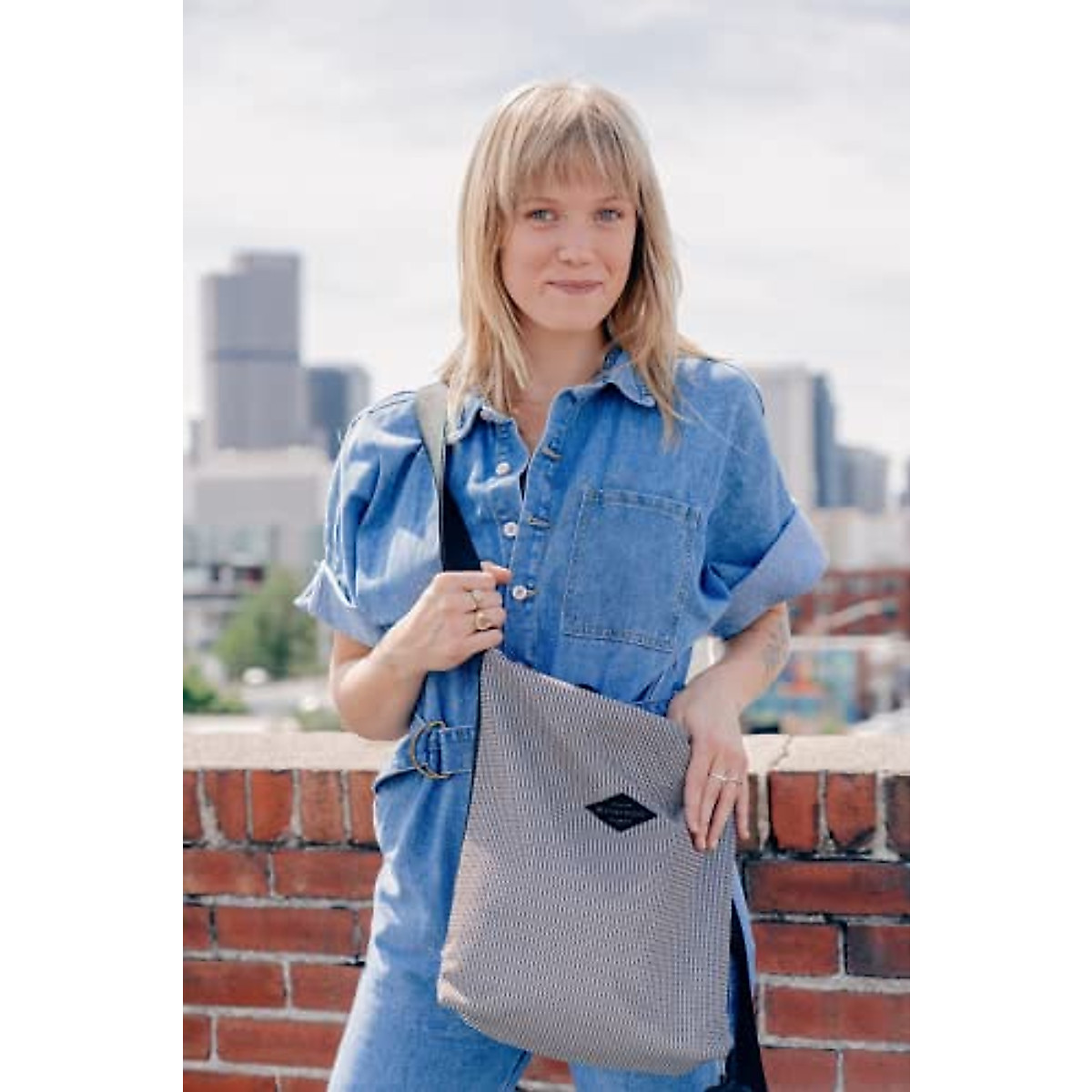 Sherpani Delanie, Women's Convertible Backpack Crossbody, Backpack Purse - Fits 14" Laptop Compatible, Removable Crossbody Strap, Lightweight (Stone)