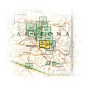 Superstition and Four Peaks Wilderness Areas Map [Tonto National Forest] (National Geographic Trails Illustrated Map, 851)