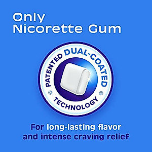 Nicorette 2 mg Nicotine Gum to Help Quit Smoking - White Ice Mint Flavored Stop Smoking Aid, 160 Count