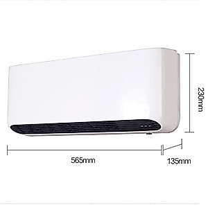 Outdoor Garden Heater Wall Mounted or Floor Standing Heater 2000W Ceramic Space Heaters, 2 Heat Settings and Fan Only Mode, Silent Electric Heater with Overheat Protection Patio He