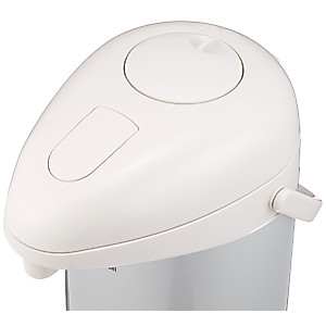 Zojirushi AB-RB22-HM Glass Thermos Air Pot, Tabletop, Heat Retention, 0.6 gal (2.2 L), Metallic Gray