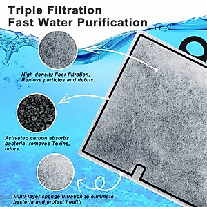 AMZBD Fish Tank Filter Cartridge for Aqueon Medium Filter Cartridges, Replacement Filter Cartridge for QuietFlow LED PRO Power Filter/QuietFlow Power Filter/QuietFlow E Internal Power Filter/Zilla