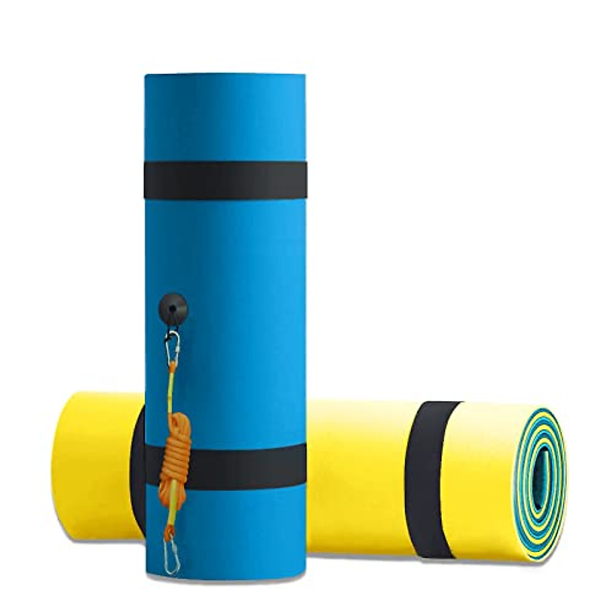 Max4out Water Floating Mat 9/12/18 Foam Lake Floats Floating Foam Pad Lily Pad for Water Recreation and Relaxing Lily Mat for Family Floating Pad for Pets Pool Float for Party (Blue-270)