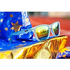 Goodr OG Polarized Sunglasses Sunbathing with Wizards/Light Blue, One Size - Men's