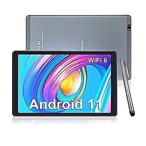 weelikeit Android Tablet 10 inch, 3GB+32GB 512GB Expand HD Touchscreen Google Tablets, Quad-Core, 6000mAh with Stylus Pen, Dual Camera, WiFi 6, Bluetooth 5.0, YouTube for Entertainment, Reading
