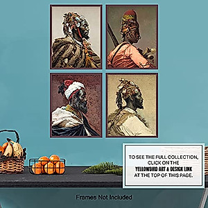 African American Wall Art - Black Art - African American Wall Decor - Black History - Afro Wall Art - Black Culture - Living Room Man Cave Decor - African American Gifts for Men - Black Pride Pictures