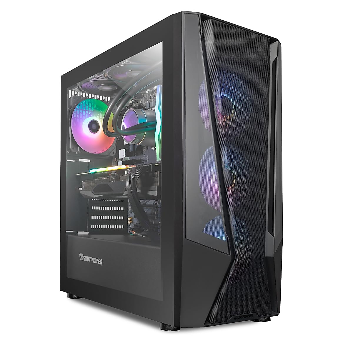 iBUYPOWER TraceMesh Gaming PC Computer Desktop TraceMeshI7N4601 (Intel Core i7 13700F, RTX 4060 8GB, 32 GB DDR5 5200 Mhz RGB (16 x 2), 1TB NVMe SSD, Windows 11 Home)
