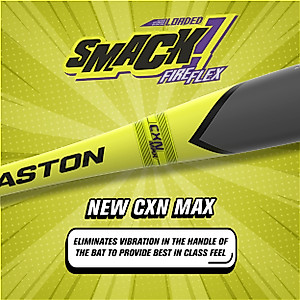 Easton Smack Slowpitch Softball Bat, End Loaded, 12.75 in Barrel, USSSA, ISA & NSA, 34in x 25.5oz