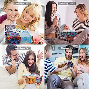 Scented Candles Gifts for Women - 4 Pack 4.4 Oz Aromatherapy Candles for Home Scented, Unique Friend Birthday Gifts for Women Stress Relief, Lavender Soy Wax Candle Set