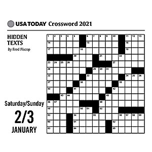 USA Today Crossword Puzzles 2021 Day-to-Day Calendar