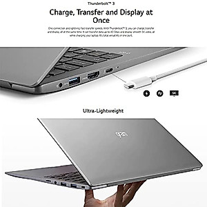 LG Gram 15 Business Laptop, 15.6" IPS FHD Display, i5-1135G7 4.2GHz (>i7-1065G7), Iris Xe Graphics, 21hr Long Battery Life, Wi-Fi6, Fingerprint, Backlit KB, Thunderbolt 3, Win11 (16GB RAM | 1TB SSD)