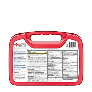 Johnson & Johnson All-Purpose Portable Compact Emergency First Aid Kit, 160 pc