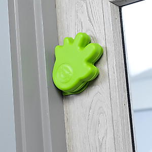 Happy Hands Anti Slam Child Door Safety Finger Trap Stoppers - 2 Pack … (Blue)