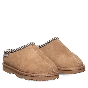 BEARPAW Tabitha Youth Hickory Size 5 | Youth's Slipper | Youth's Shoe | Comfortable & Lightweight