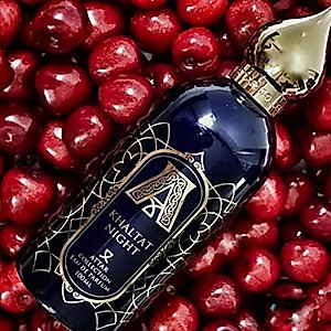 Attar Collection Khaltat Night - Cherry Sweet Fragrance - Eau De Parfum - Cherry, Red Apple, Vanilla, Patchouli & Musk - Perfume for Women & Men - 100ml/3.4fl oz