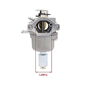 697203 Carburetor 18.5HP Replacement for Briggs Stratton Craftsman LT1000 LT2000 DYT4000 Z225