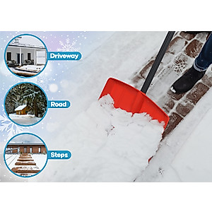 Kids Snow Shovel 36" Tall (2 Pack) - Kids Shovel, Winter Shovel, Snow Shovels for Snow Removal, Winter Toys Gifts for Kids Boys Girls