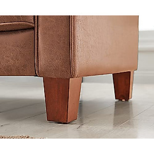 High Elastic Sponge Two-seat Sofa(Earth Yellow)