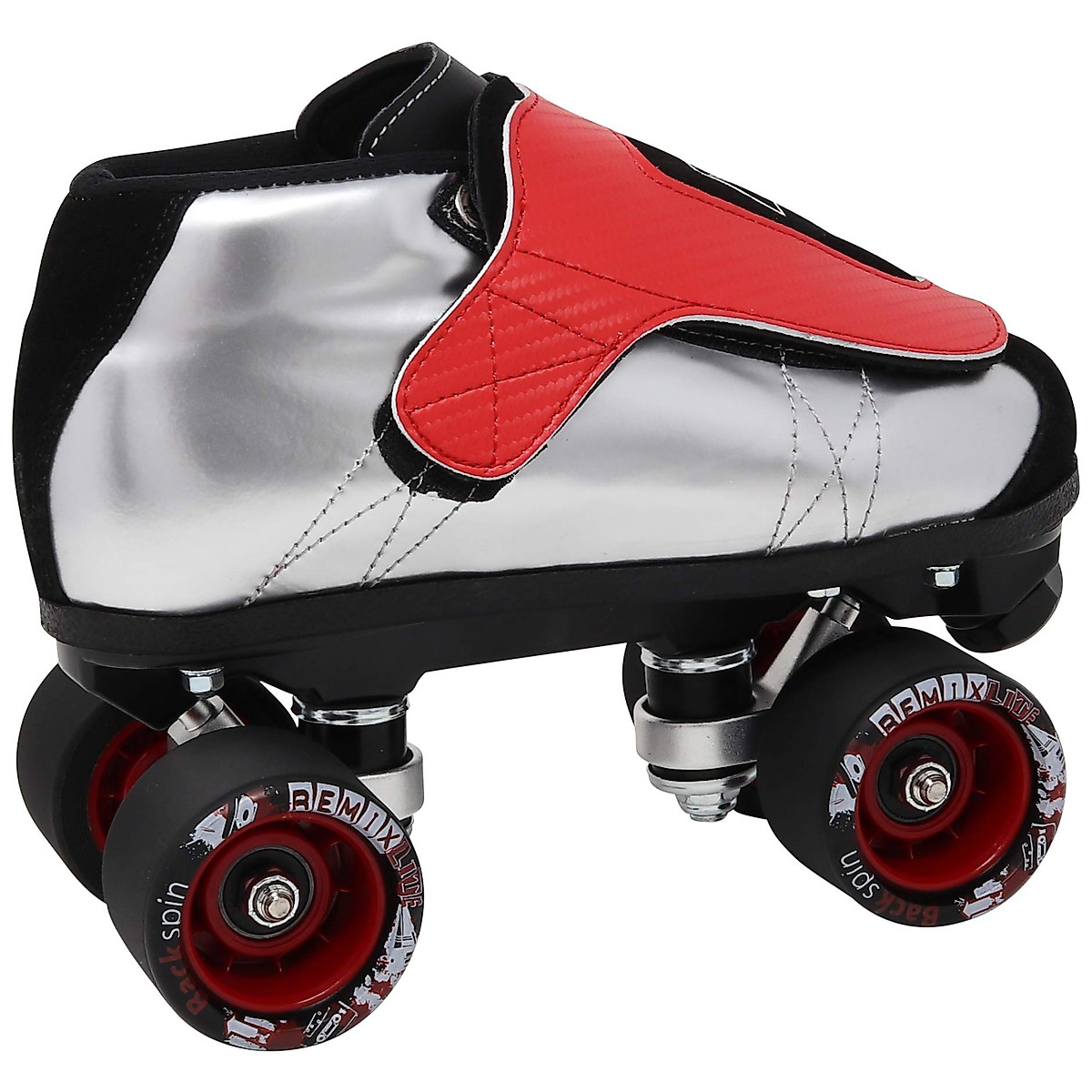 VNLA Junior SLVR Jam Skates for Men and Women - Indoor Unisex Quad Roller Skates, Men 6 / Women 8