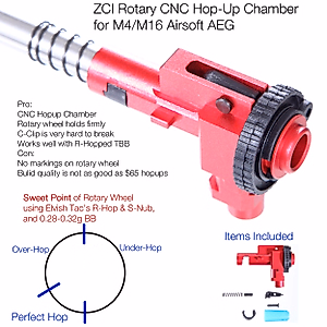 Elvish Tac R-Hopped ZCI 6.02 Tightbore Barrel Modify Flat-Hop Bucking ZCI CNC Hopup S-Nub AEG R-Hop RHop (380)