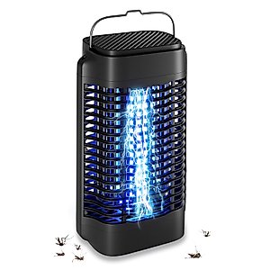Bug Zapper for Outdoor and Indoor, Electric Mosquito Zapper Mosquito Trap Waterproof Fly Traps Mosquito Killer for Home, Backyard, Garden, Patio, Camping
