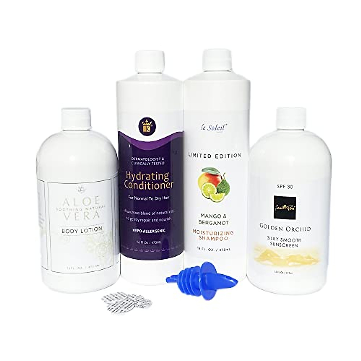 Smuggs Jugs Flasks Bottle Flask Kit, 16 oz. , Pack of 4