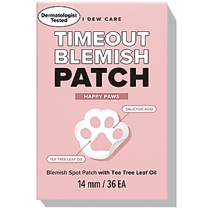 I DEW CARE Hydrocolloid Acne Pimple Patch - Timeout Blemish Chin & Chicks + Timeout Blemish Happy Paws Bundle