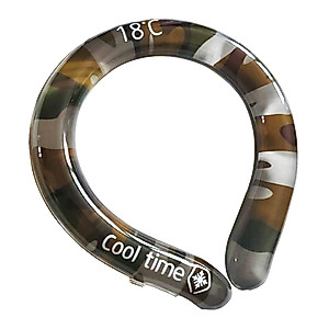 KOREAC_ Neck Cooling Tube (Military, 1) Neck Cooling Tube Neck Wrap - Ice Cold Lasts for Hours, Durable & Resuable, Cool Comfort for Hot Car, Work Area, Lawn Care, or Travel