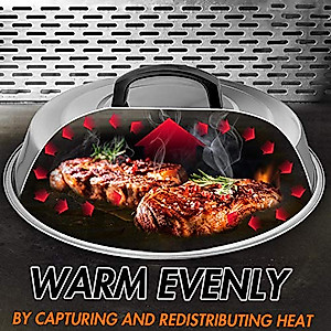 Leonyo Griddle Accessories Tool Set of 21, Heavy Duty Grill Griddle Metal Spatula for Cast Iron Flat Top Teppanyaki Cooking, with Smashed Hamburger Turner, Basting Dome, Carrying Bag, Grilling Gift