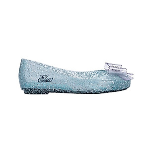 mini melissa Sweet Love + Disney Princess Ballet Flats for Kids, Elsa, 1